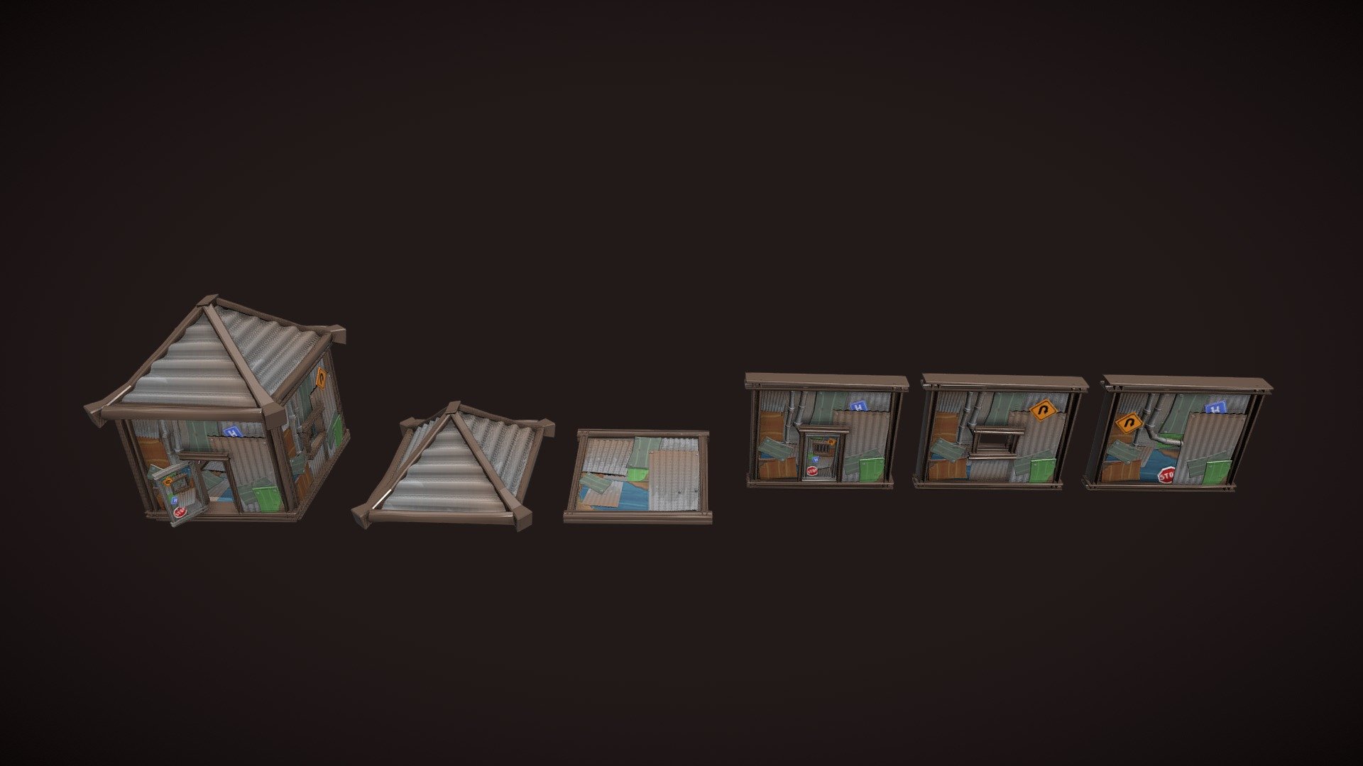 Fortnite Inspired - Stylized Metal Assets - 3D model by lavellebears ...
