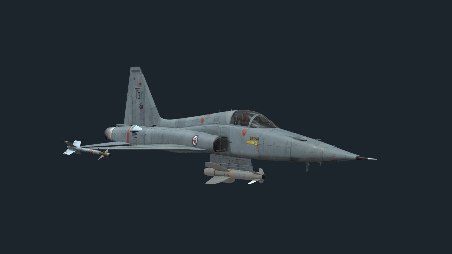 [War Thunder] F-5A(G) Tiger-PAWS - 3D model by >corrupted ogre (@corruptedogre) [90e4654 ...