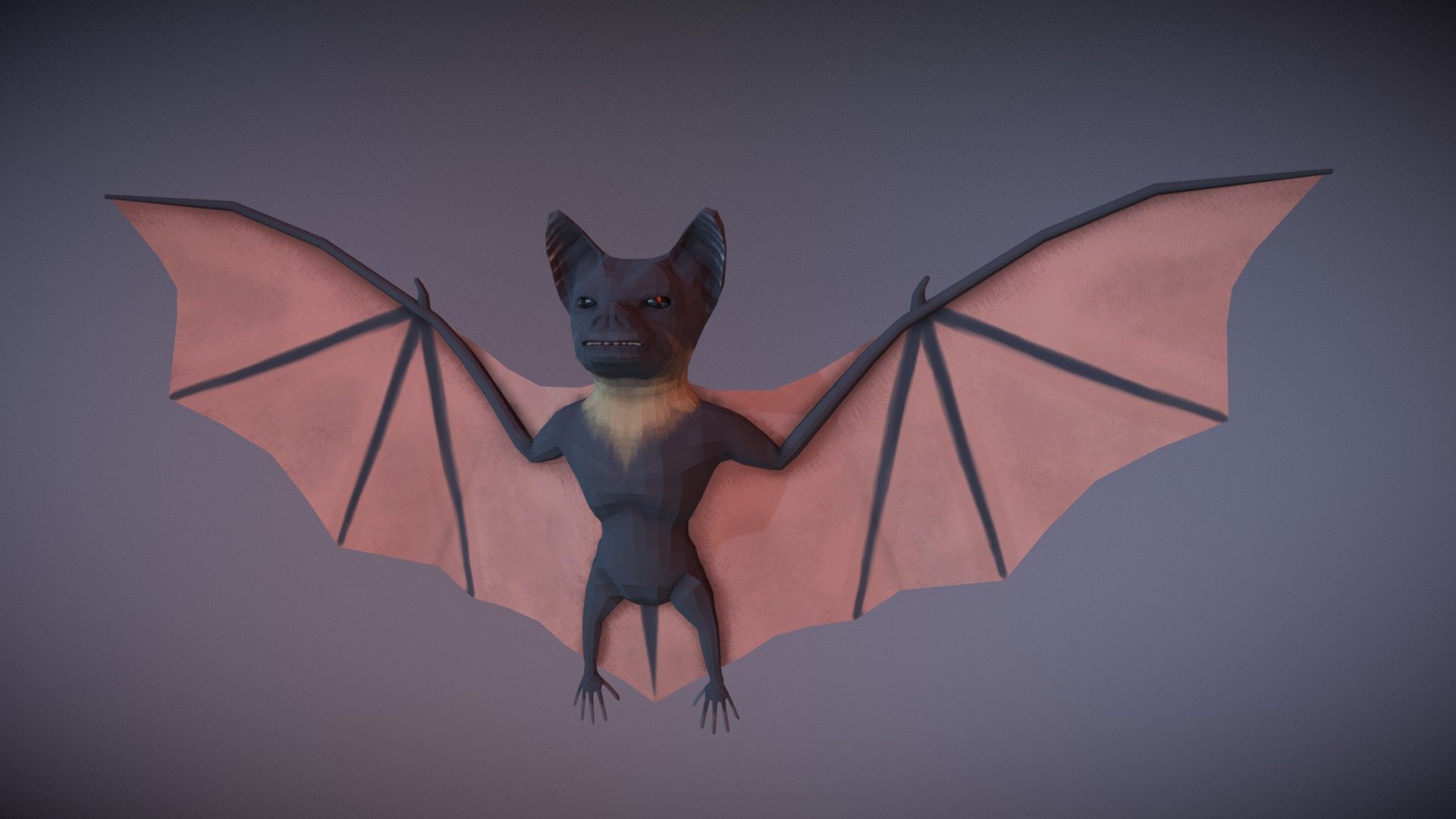 Bat v2 - 3D model by yjsduwltjs [90e4939] - Sketchfab