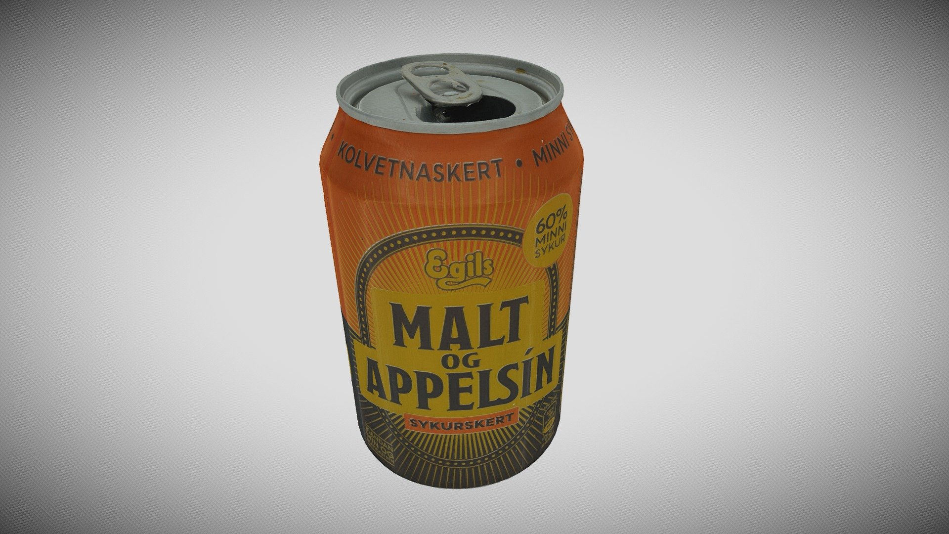 Malt&Appelsín Sykurskert Dós - Buy Royalty Free 3D model by Punktasky ...