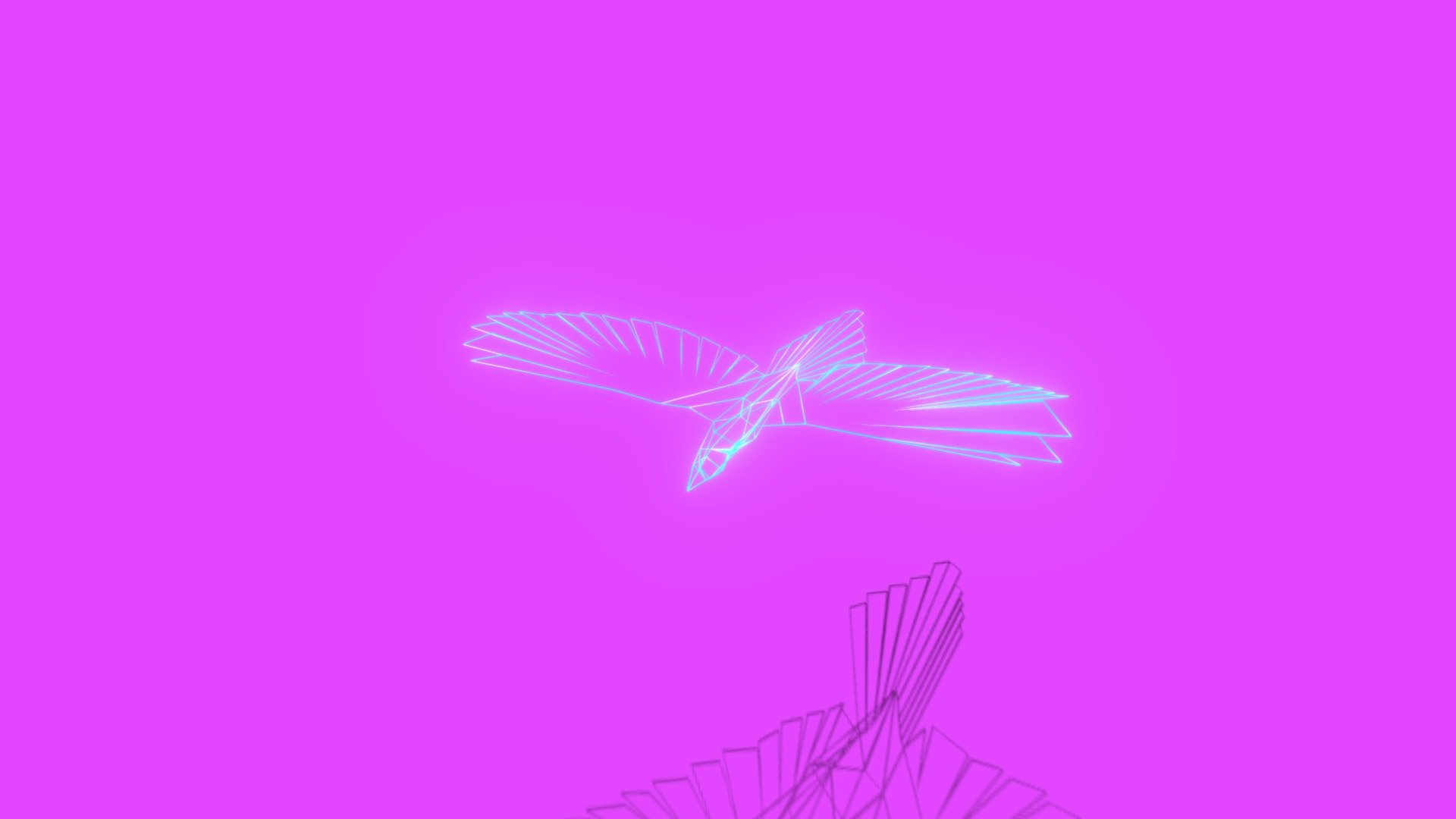 Flying Synthwave bird - Download Free 3D model by Hancock (@hans.fredo ...