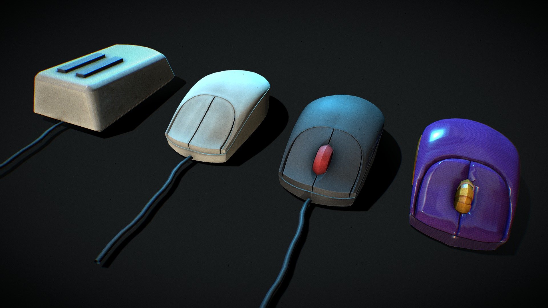 Las etapas del mouse - 3D model by cncivirtual [90ec5a2] - Sketchfab