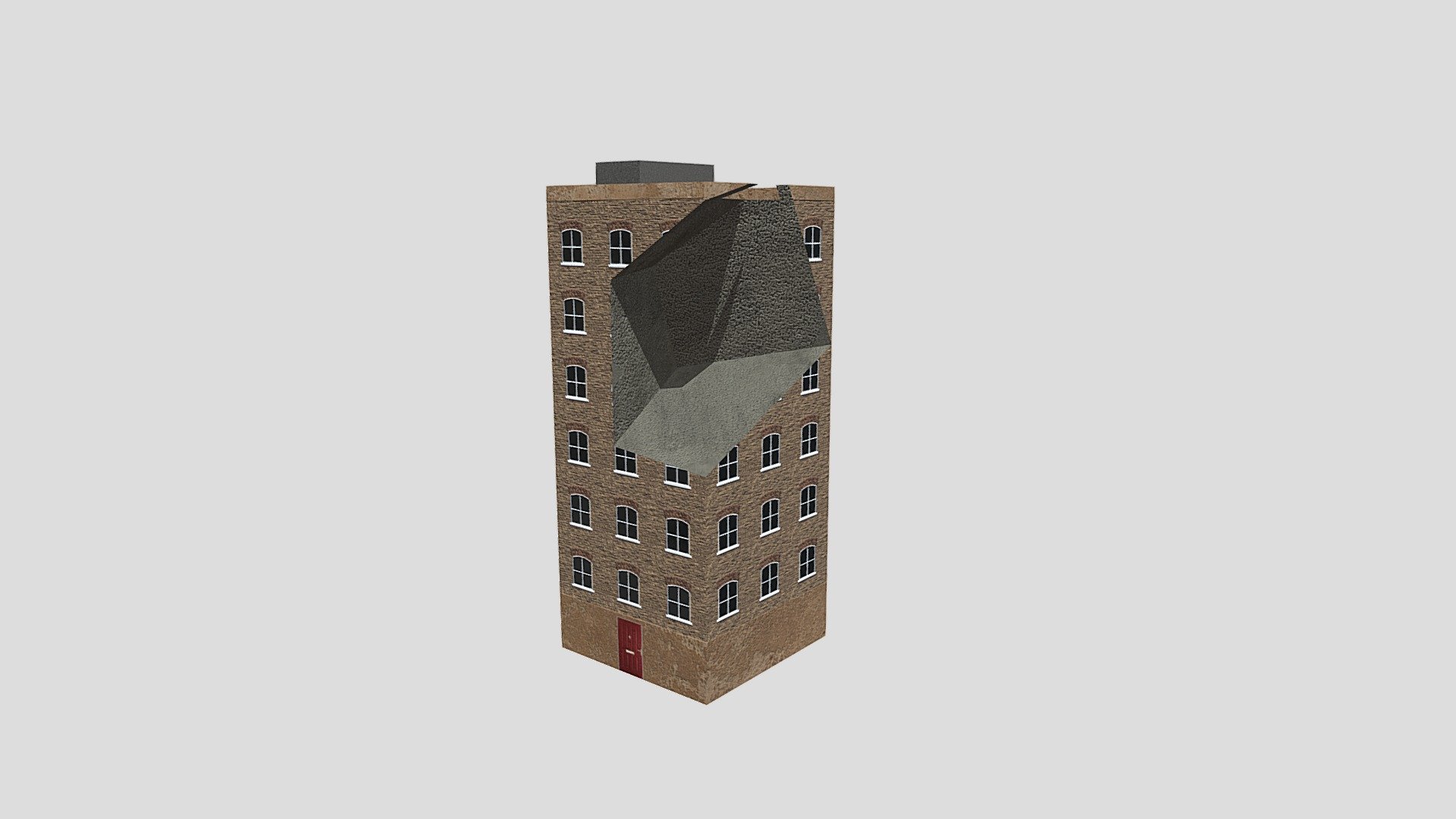 Destroyed Building - 3D model by Jayden Webb (@jaydenwebb) [90ed637 ...