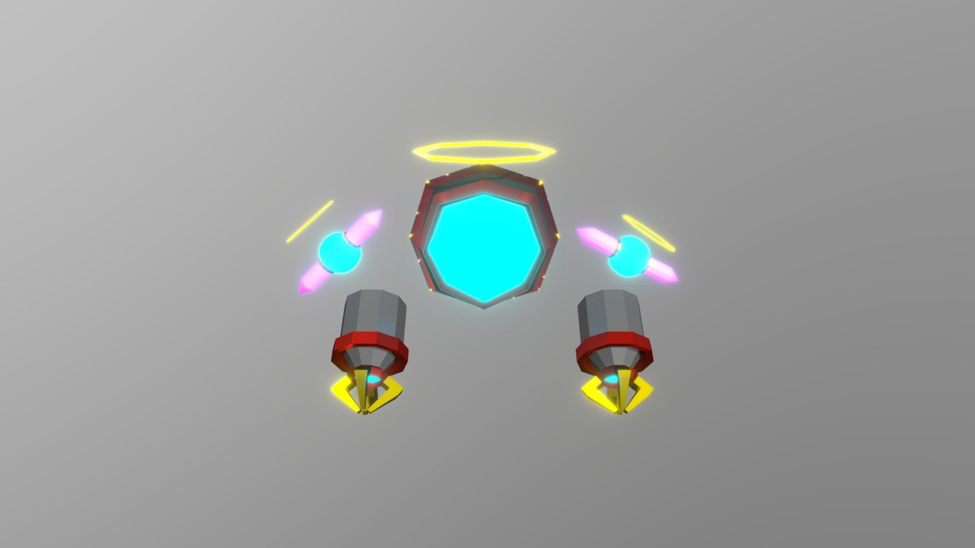 Holy attribute robot - 3D model by arifsuhardinata [90ef2aa] - Sketchfab