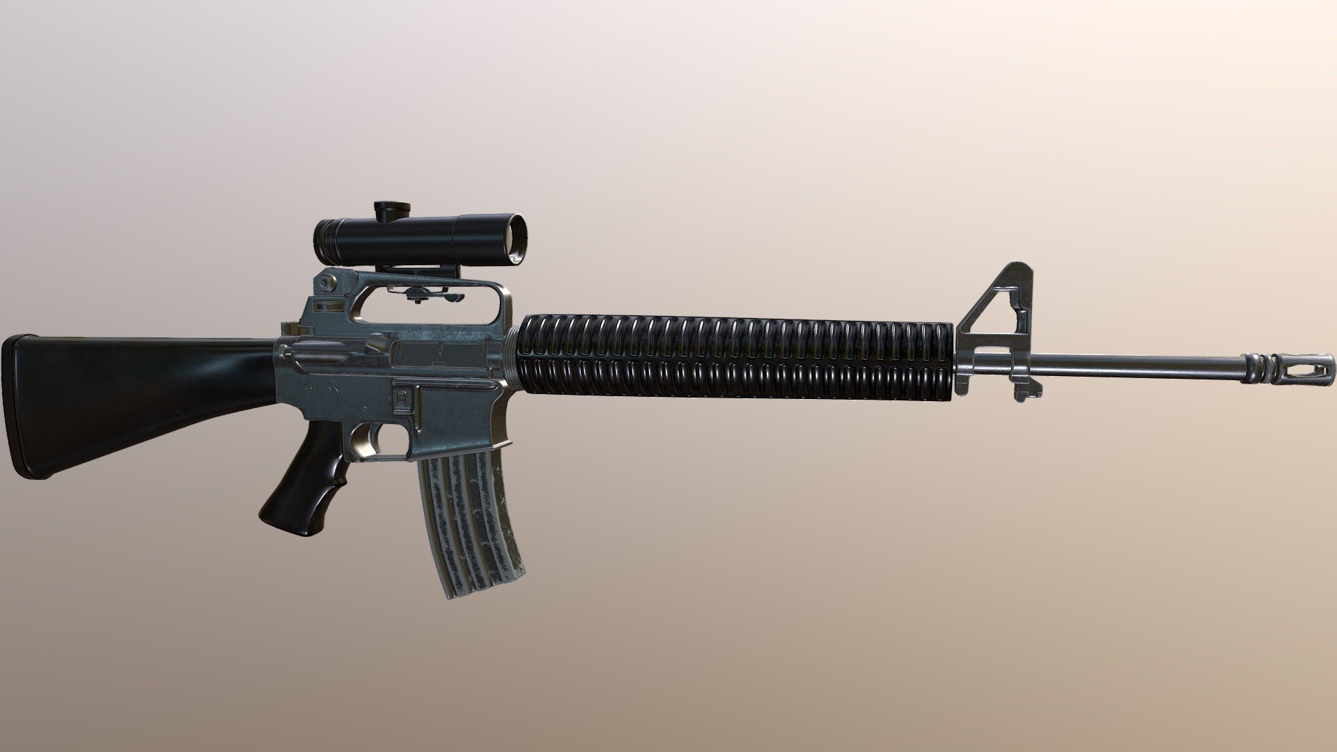 M16A2 - 3D model by Finn Summers (@Finn_Summers) [90ef981] - Sketchfab