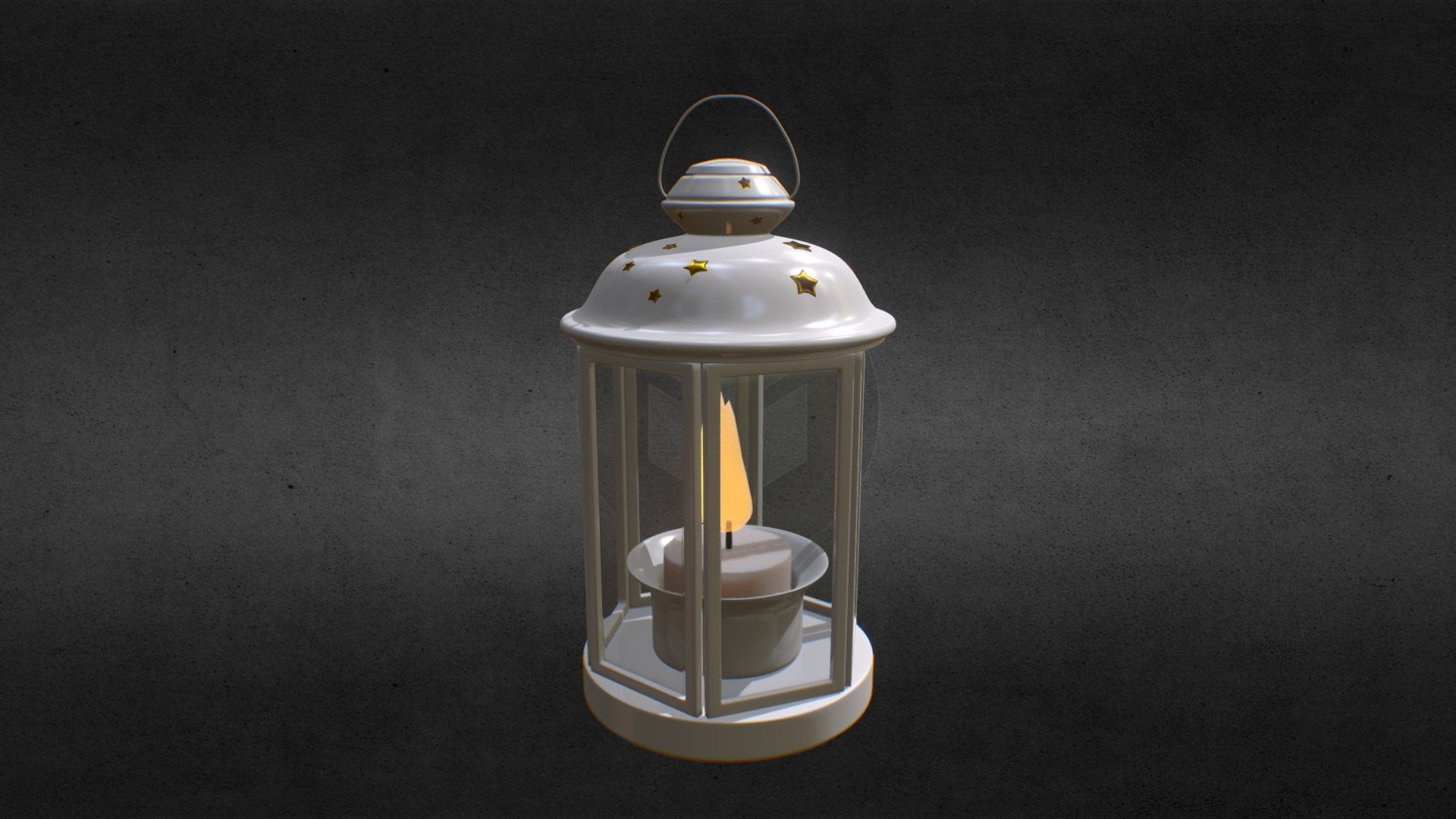 Candle Lamp - Download Free 3D model by 3D Chop Art (@3dchop) [90effe8 ...