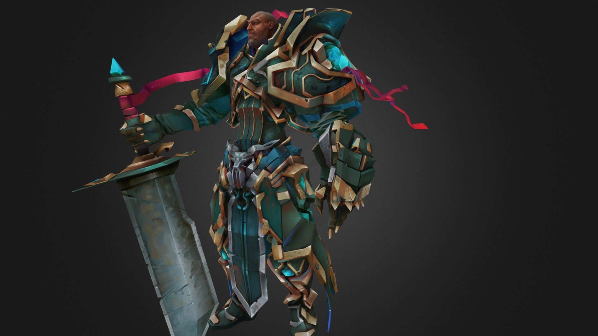 Low Poly Garen_ - Download Free 3D model by romanyuk [90f05fa] - Sketchfab