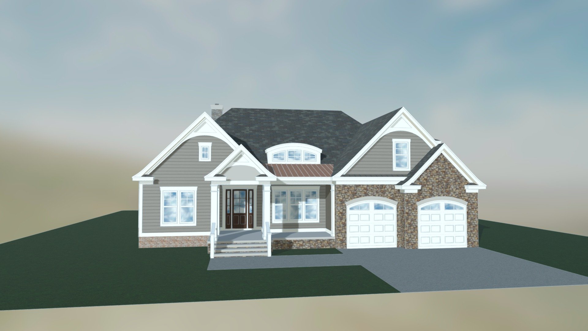 Montreat - 3D model by SDC House Plans (@Srscomp1223) [90f0fbd] - Sketchfab