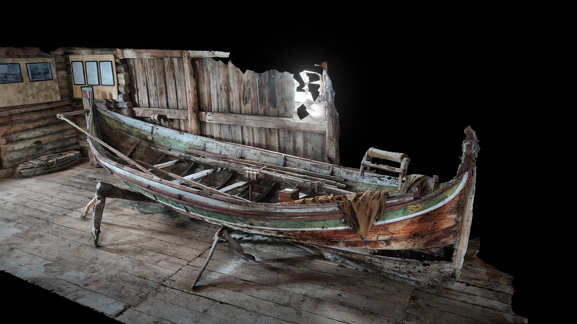 Korsnes museum, Norwegian 18th century boat - Download Free 3D model by ...