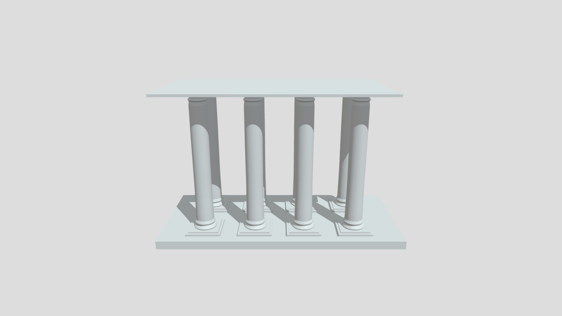 Model of Roman Pillars - Download Free 3D model by cmmarbur [90f2374 ...