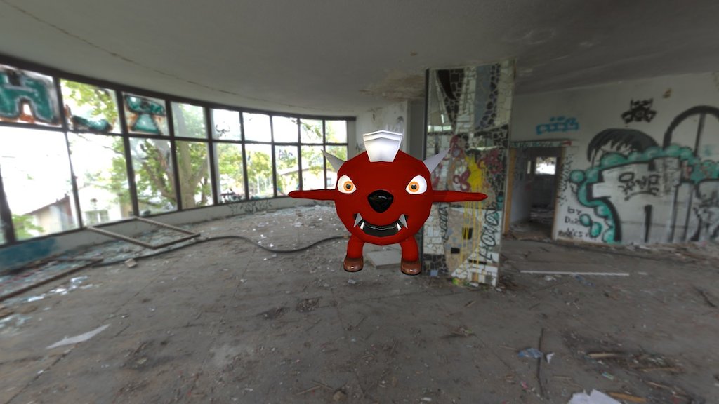 Diable Rouge Fv - 3D model by gwenael.g [90f2410] - Sketchfab