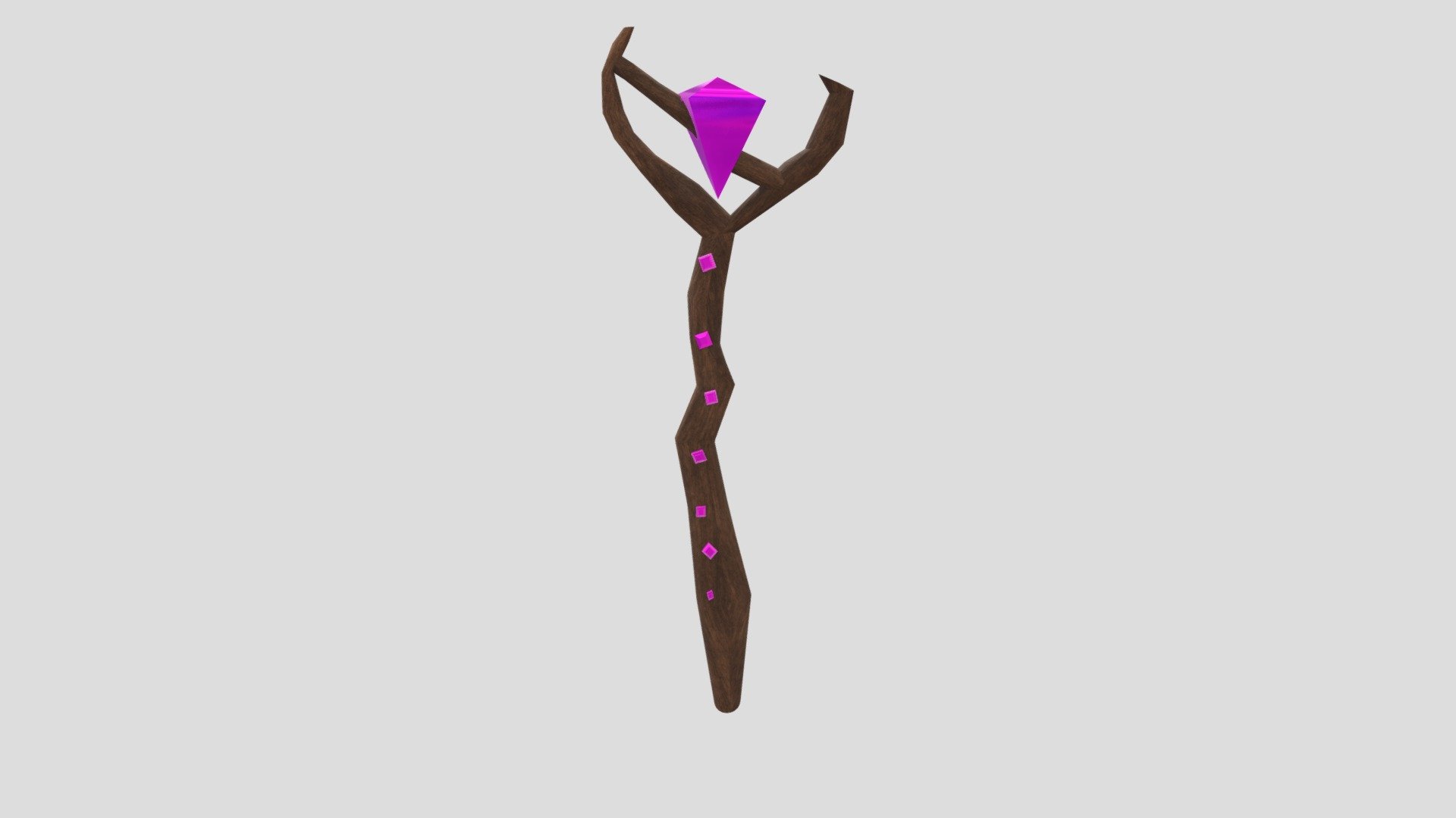 Enchanted Staff - 3D model by CheyenneCarbery21 [90f2ba4] - Sketchfab