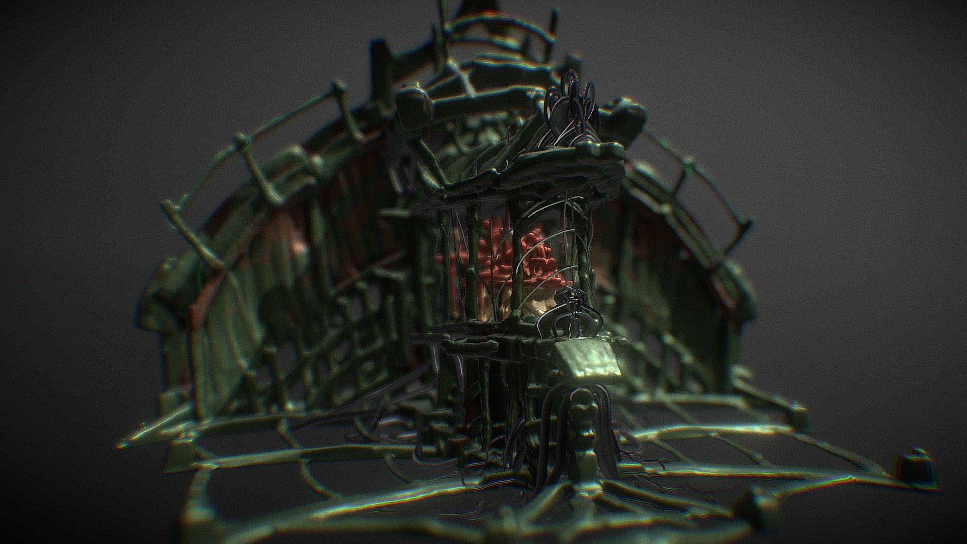 Biotronic Brain - 3D model by Glen Johnson (@plasticarm) [90f3c5a ...