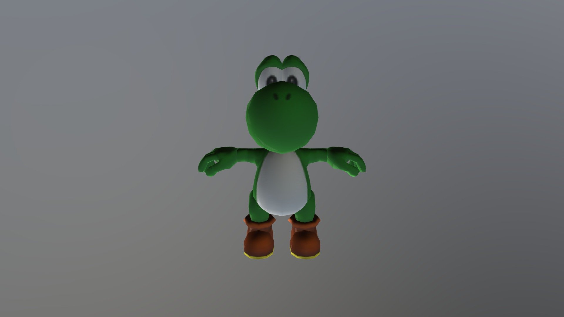 GameCube - Mario Superstar Baseball - Yoshi - 3D model by ...