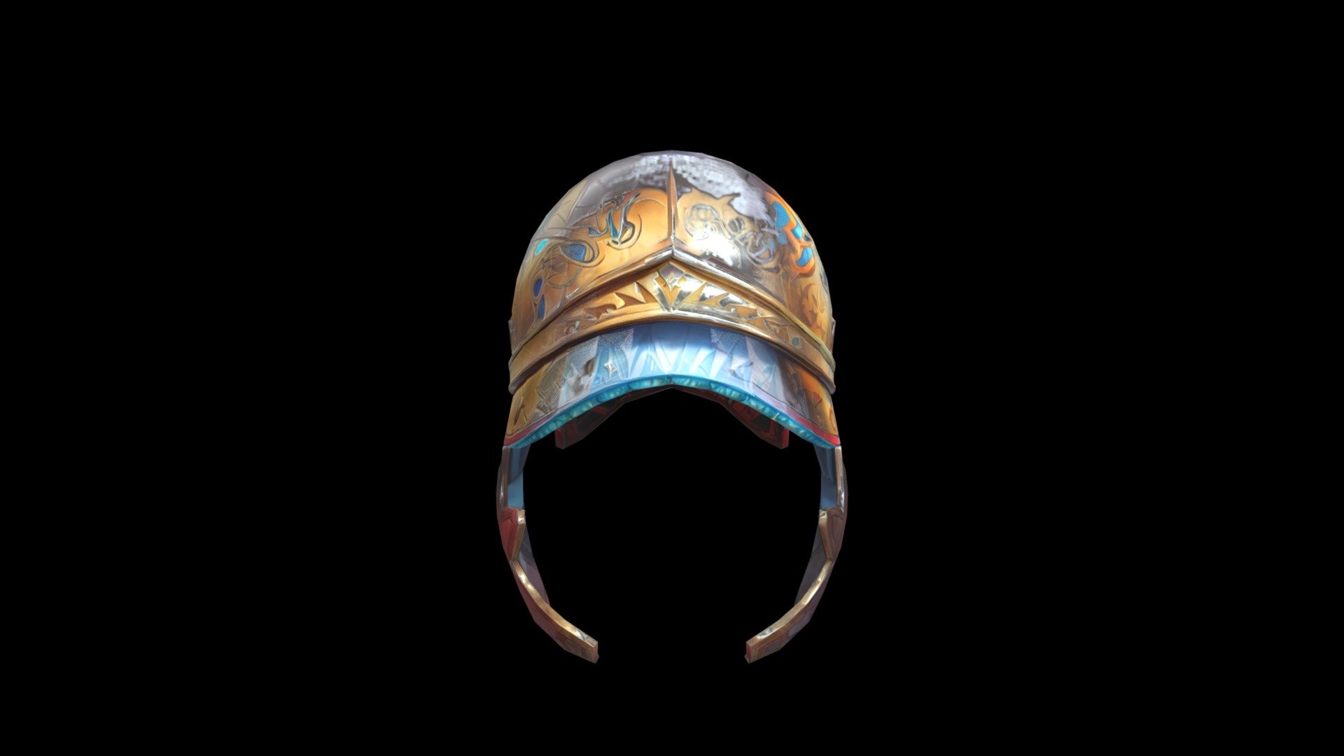 Meshy Helmet Fantasy Hallowed Helm - Download Free 3D model by klrxyz ...