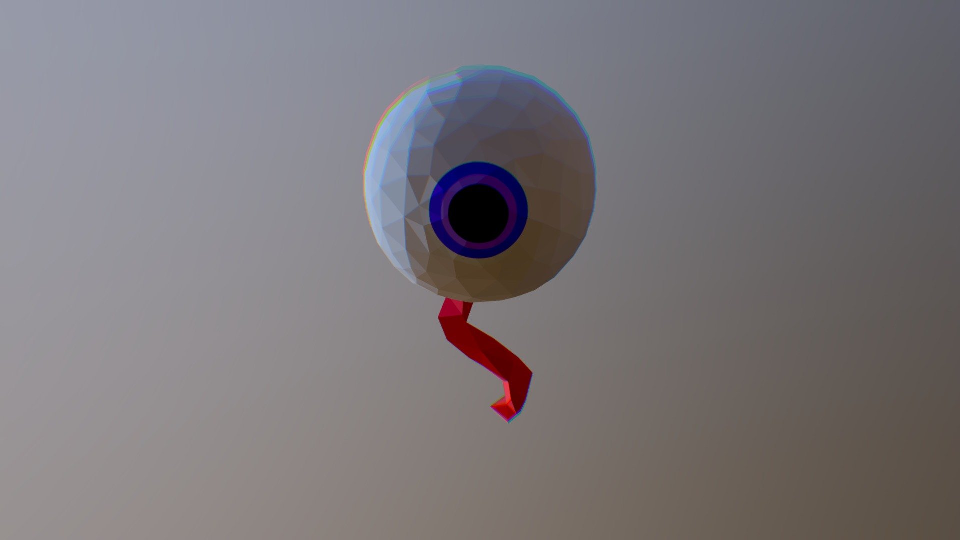 Eyeball Low Poly Model Textured - 3D model by ew414716 [90f51d2 ...