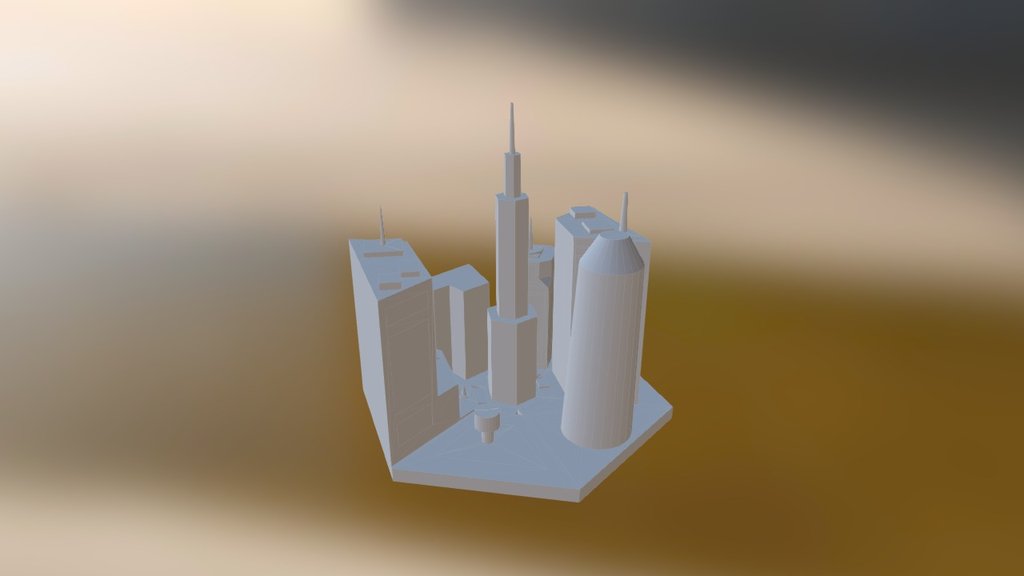 City Center - 3D model by jschwarz [90f60be] - Sketchfab