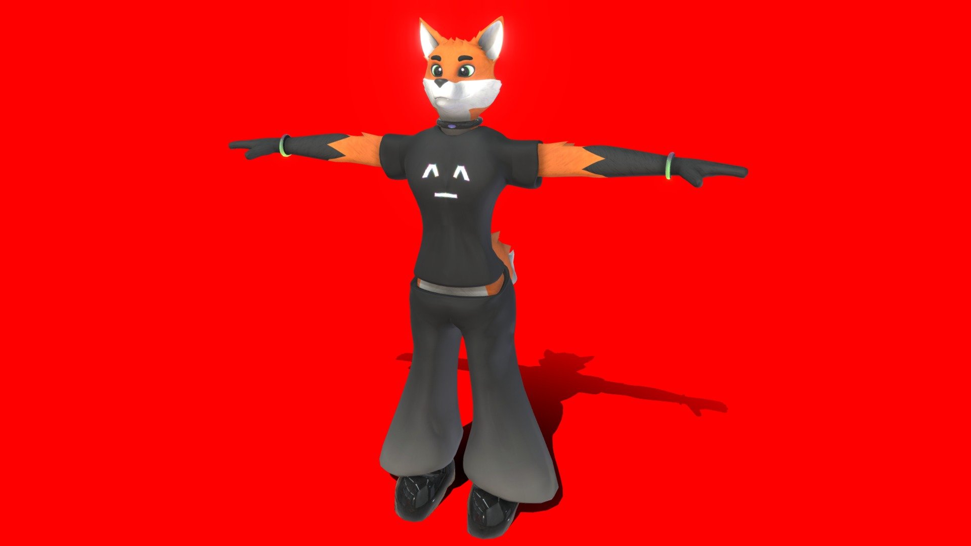 Foxc - VRChat & VTuber Avatar - 3D model by Zab (@lixyco) [90f7c17 ...