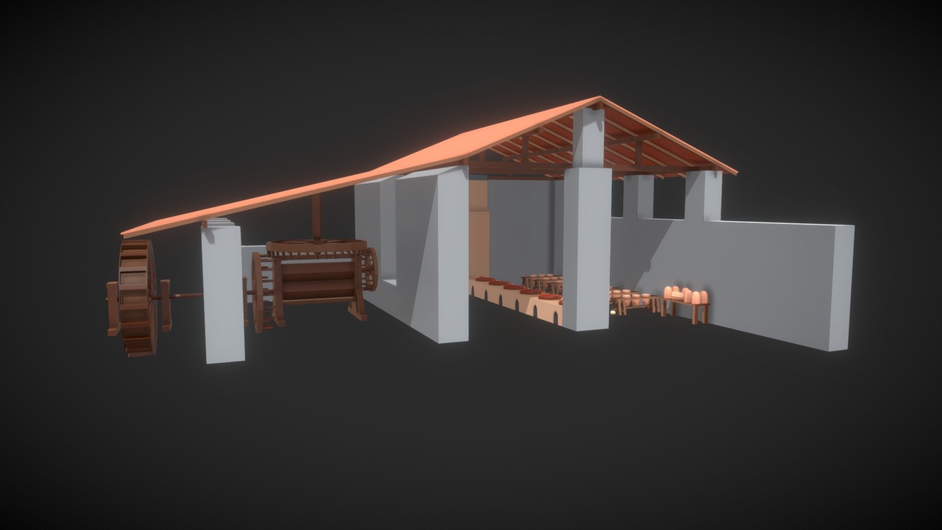 Sugar Cane Mill - Santos, Brazil (WIP) - 3D model by Alex Martire ...