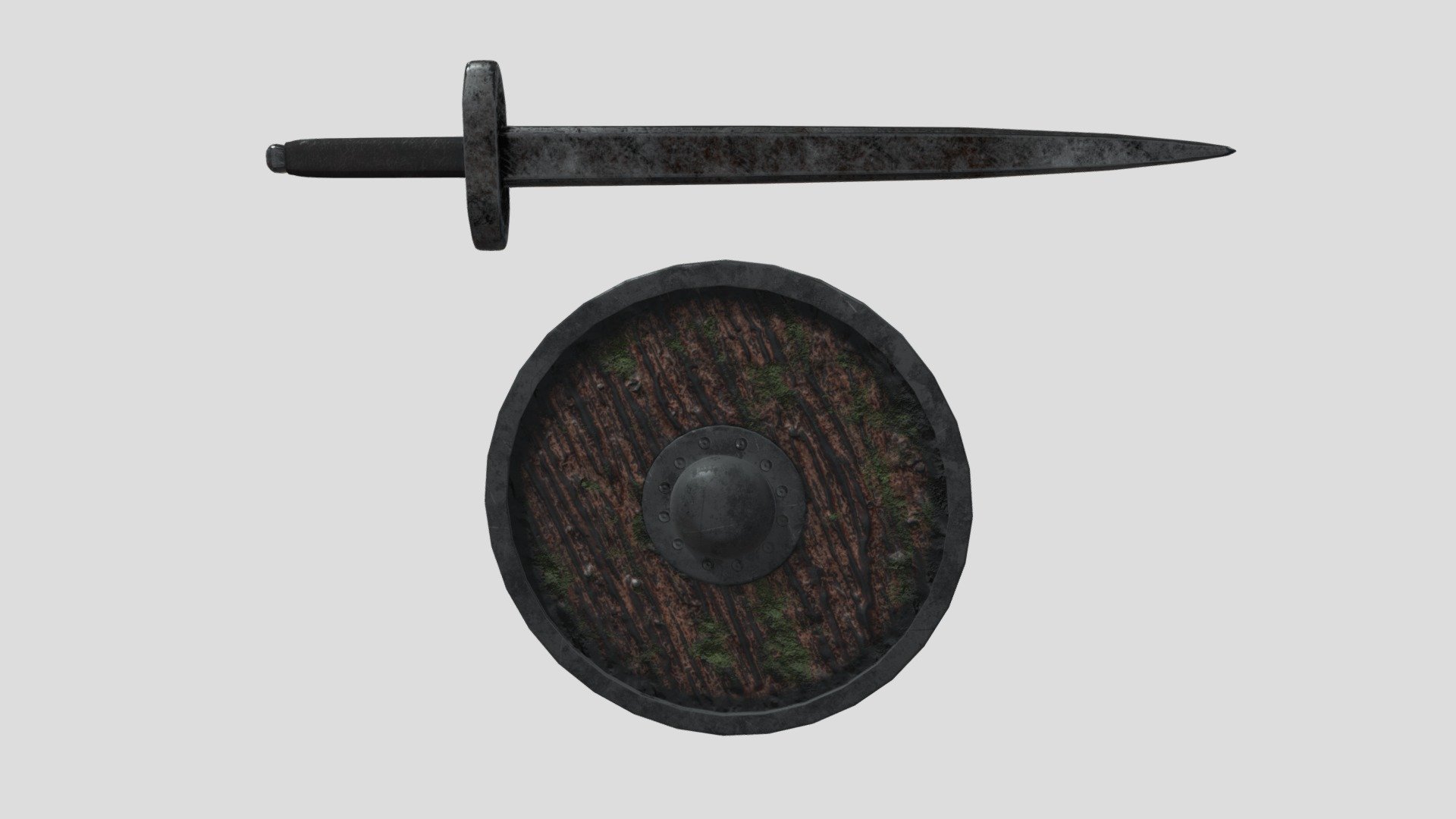 Sword and Shield - 3D model by Charlotte Bentley-Corley ...