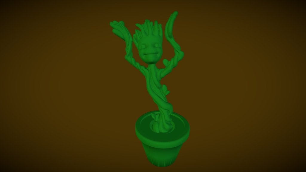 Dancing Groot - Download Free 3D model by corentin [90fe609] - Sketchfab