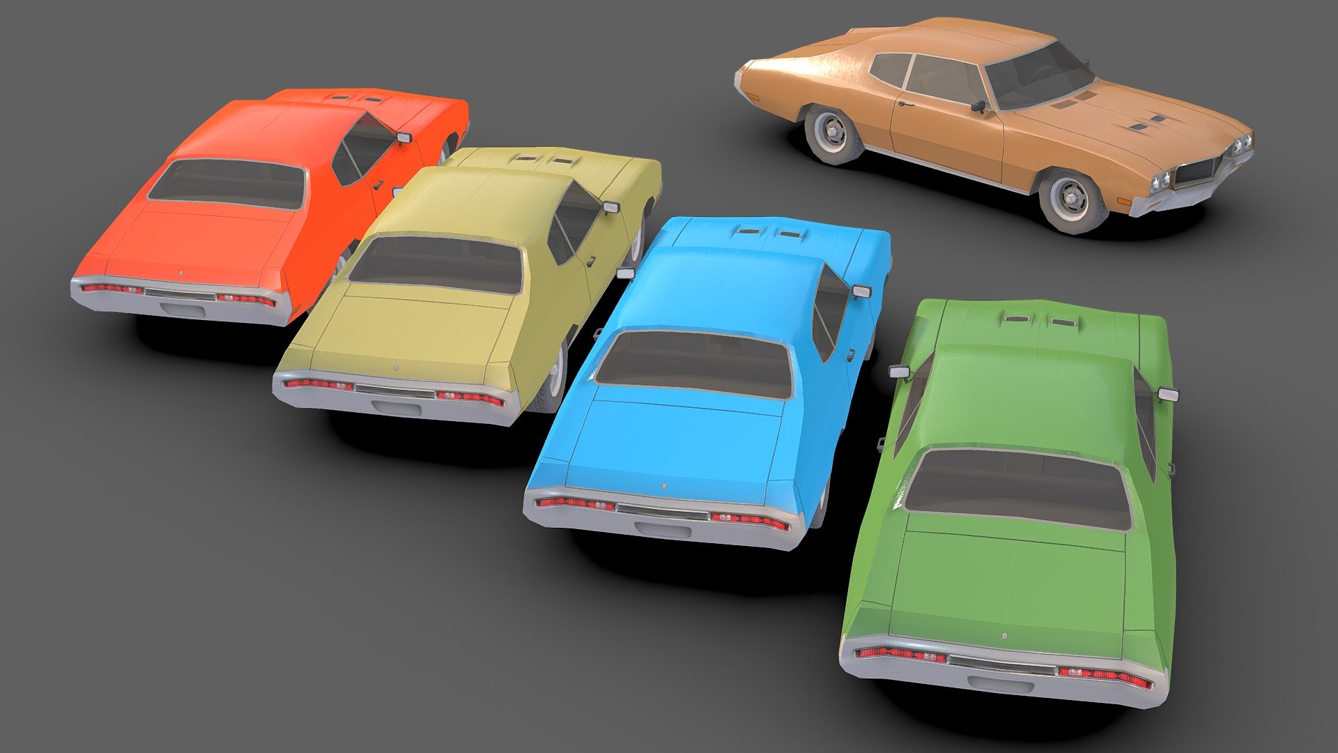 Classic Car - 3D model by Sidra (@Sidramax) [90ff485] - Sketchfab