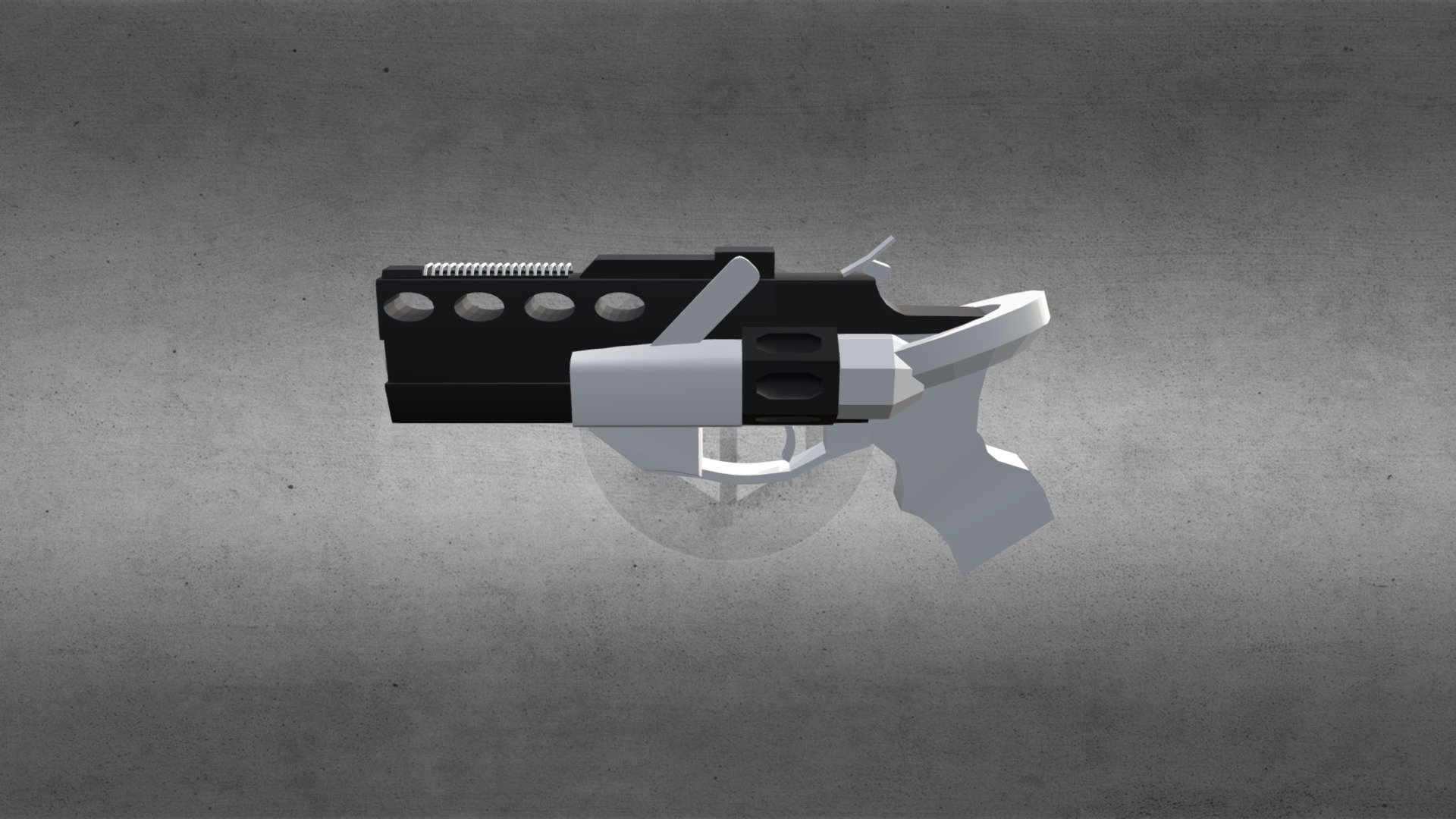Low Poly Gun - 3D model by MatthewDube [9101334] - Sketchfab