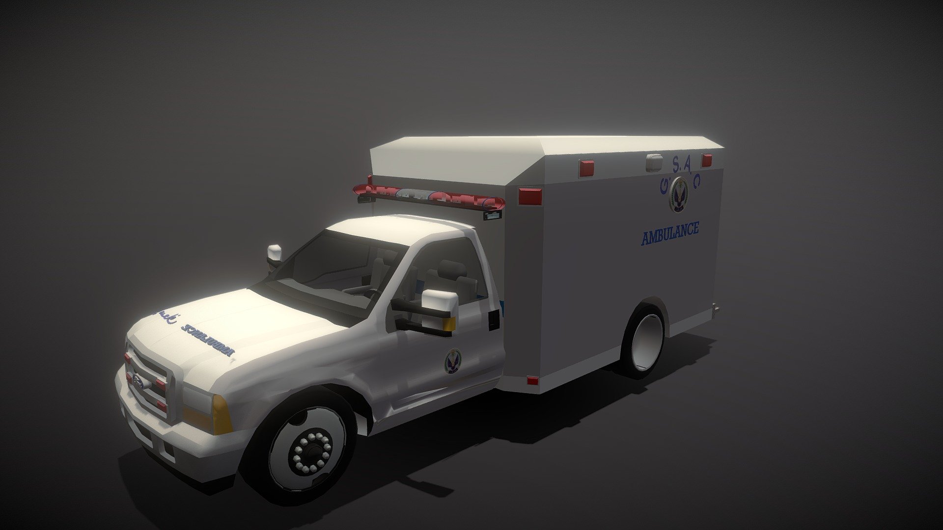 Ambulance Silver 2021 - 3D model by muhamedshuayb [9103c18] - Sketchfab