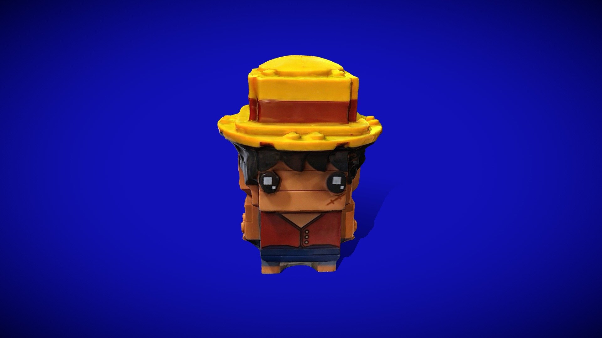 Lego Luffy - 3D model by mikolaj.mikes [910414b] - Sketchfab