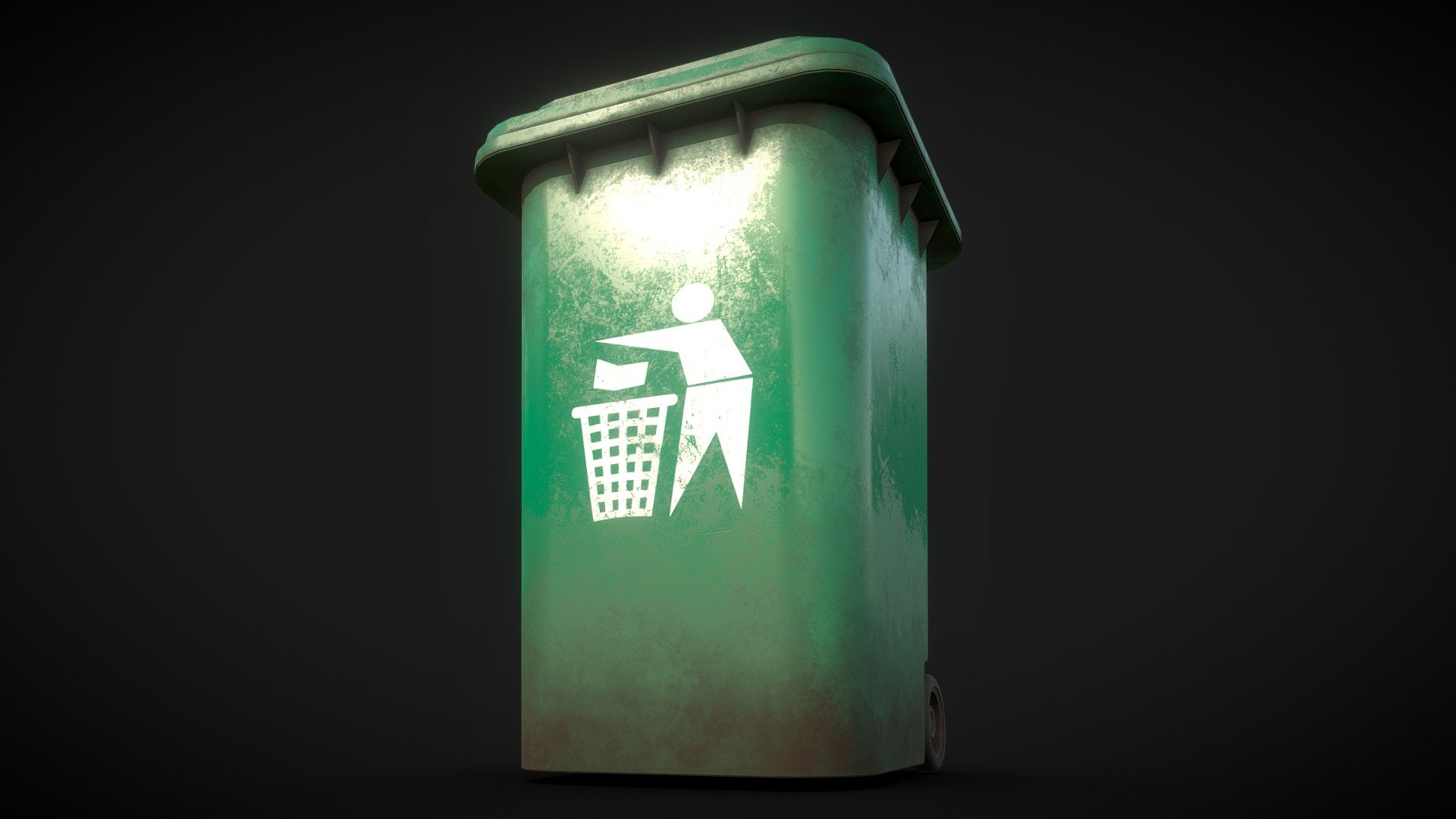 Dirty Dustbin - Download Free 3D model by Head to Turbosquid - Allay ...