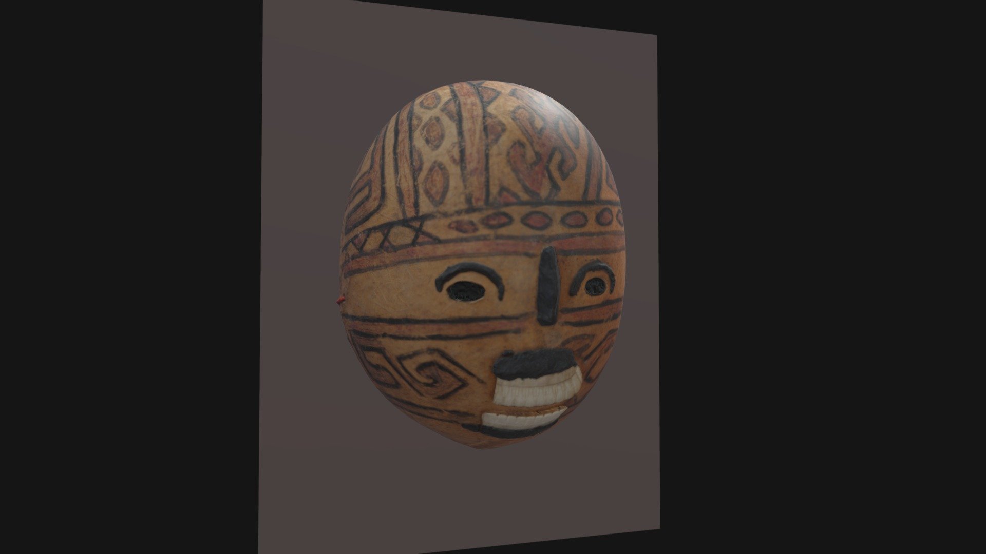 Máscara - 3D model by museodominicoamazonico [91079ce] - Sketchfab