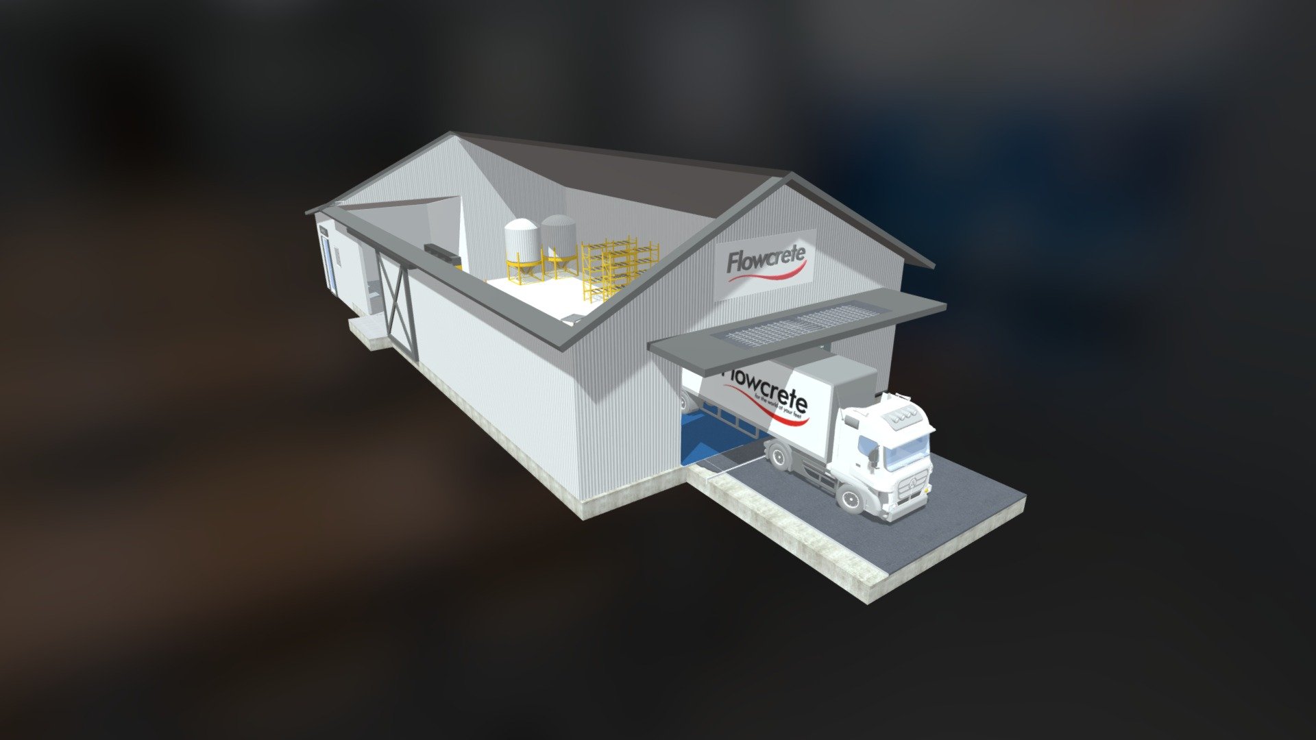 [UK] Interactive 3D Model - Manufacturing - 3D model by Flowcrete Group ...