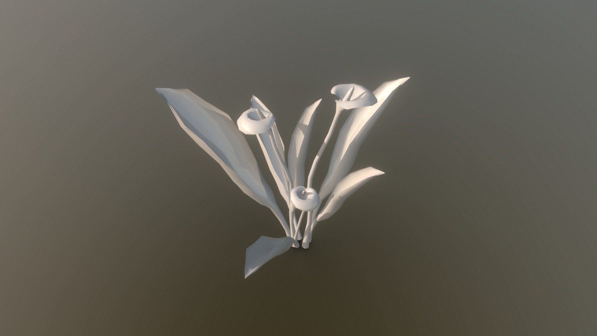 Calla Lily - WIP - 3D model by Bunslake [910acef] - Sketchfab