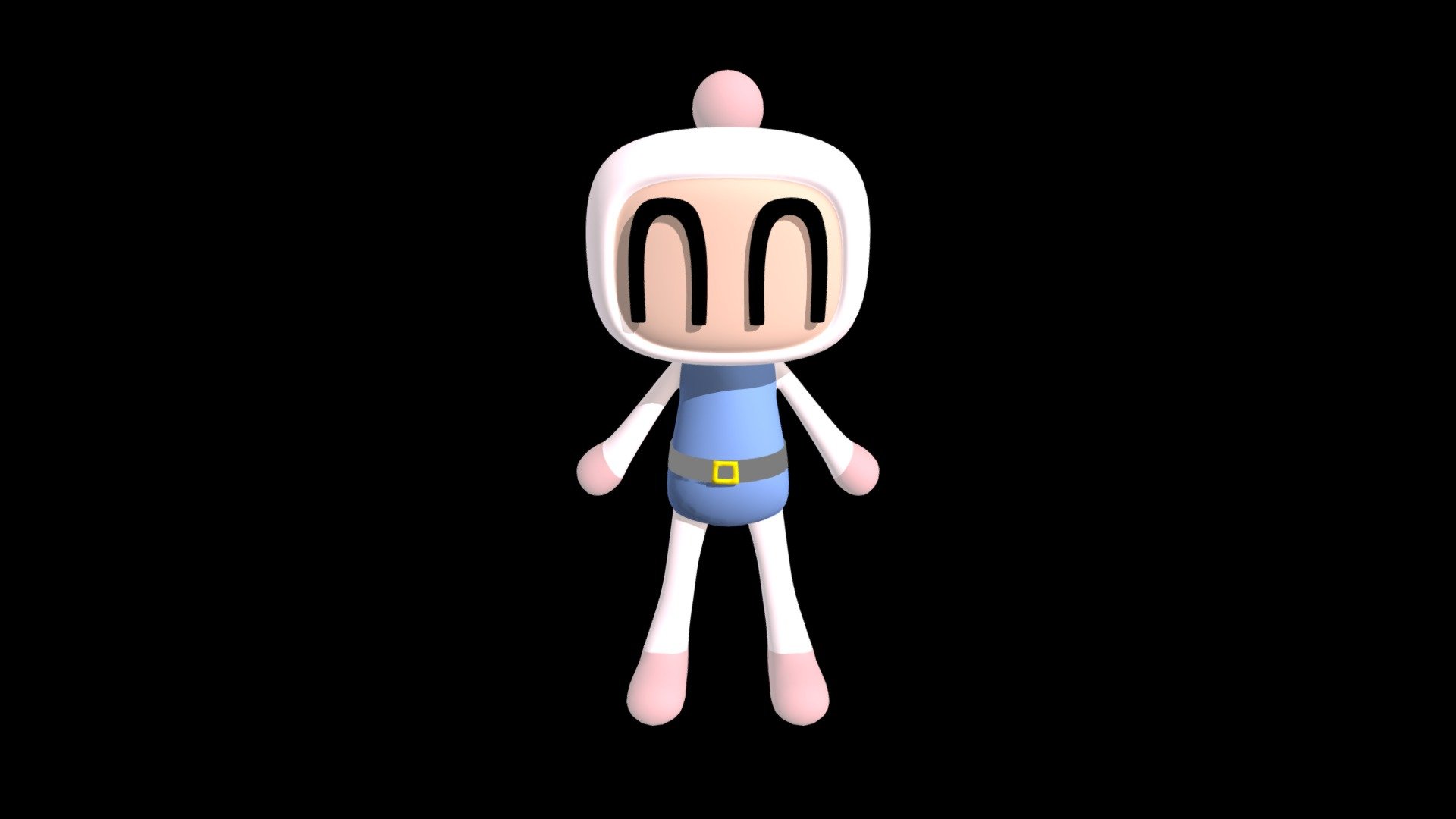 Bomberman - 3D model by ISO YASUAKI (@pretendo) [910ad56] - Sketchfab