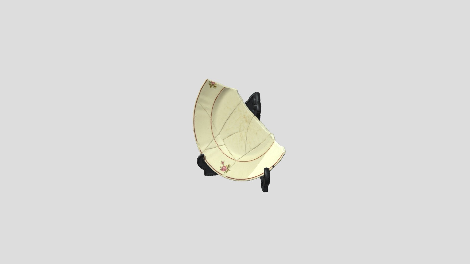 Broken Plate - 3D model by Rodrigo De Almeida (@rodrigomgdealmeida ...