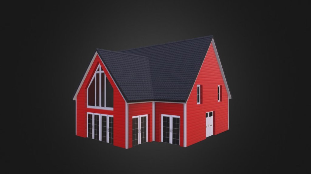 American House Style - 3D model by vitomuschitiello [910c747] - Sketchfab