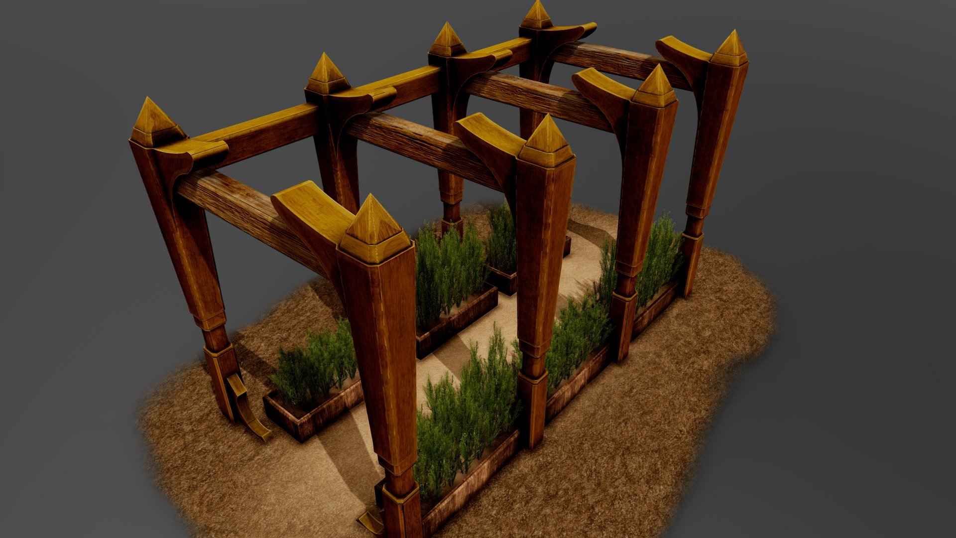 Small Garden - Download Free 3D model by Somersby [910d8a2] - Sketchfab