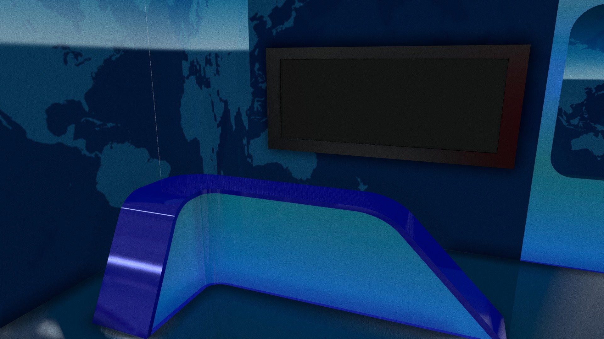 ARD Tagesschau Studio Morning/Day - 3D model by alekseenkogalina585 ...