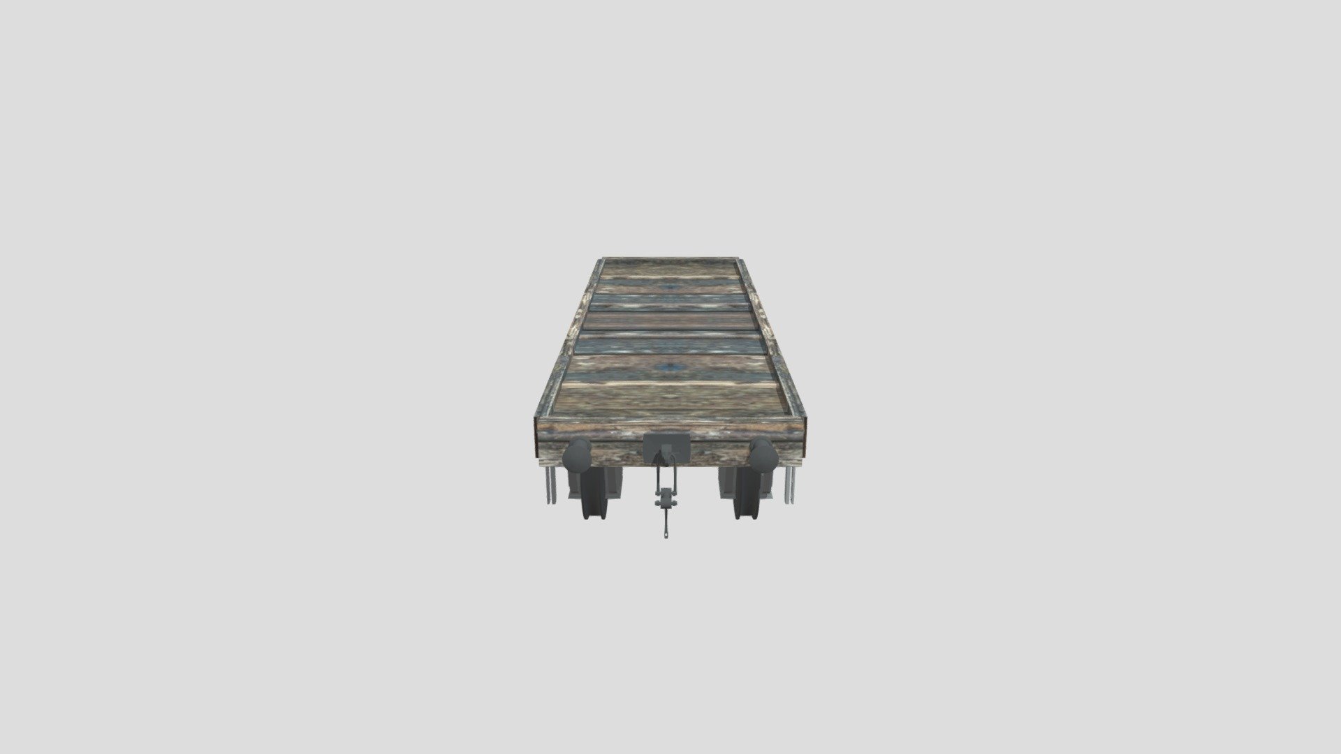 Early 20th Century Train Flatbed - 3D model by roscho.dev [9110250 ...