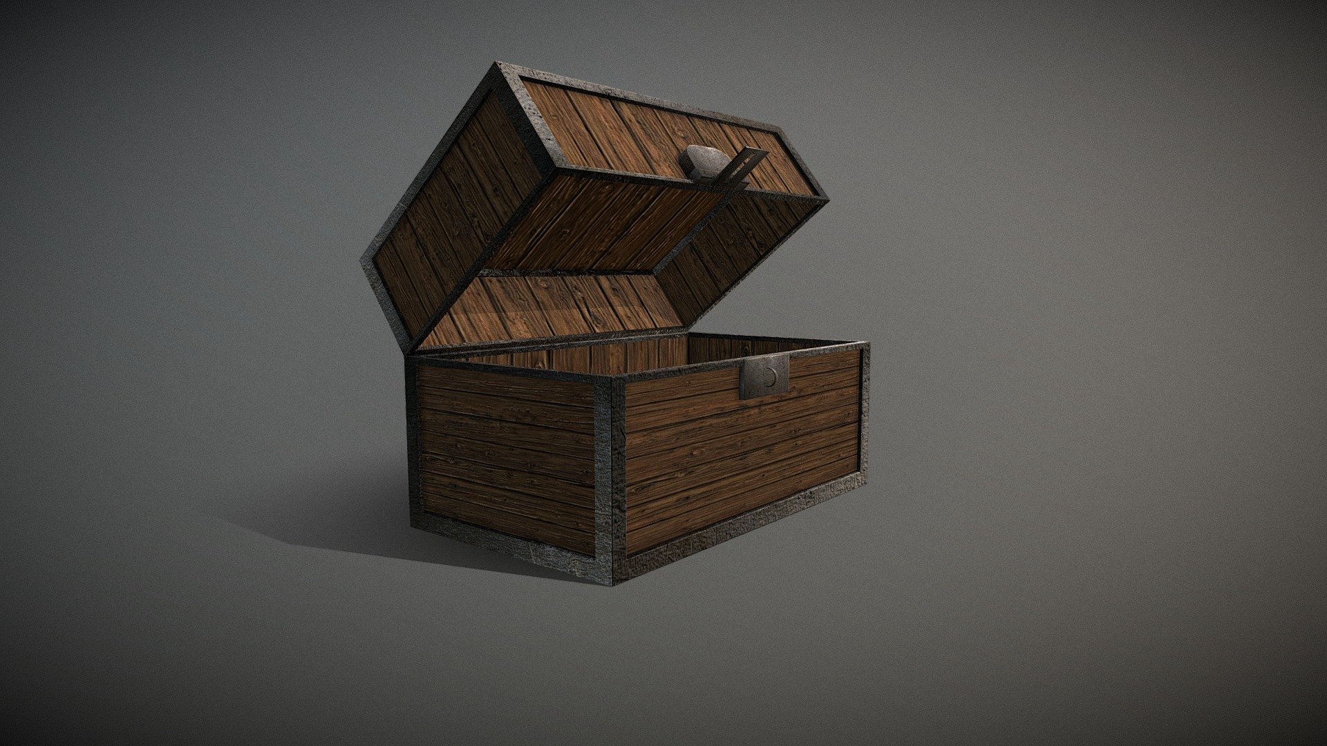 Low Poly Treasure Chest - Download Free 3D model by Yanez Designs ...
