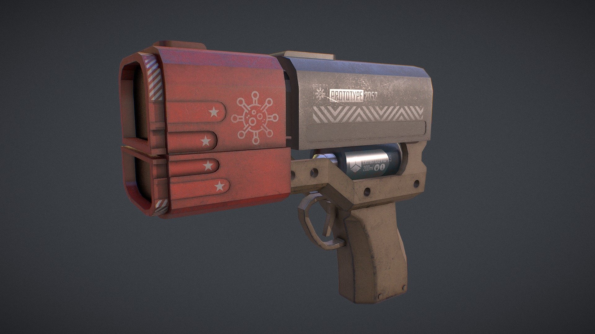Anti-Coronavirus Gun - Buy Royalty Free 3D model by Sebastian.BA ...