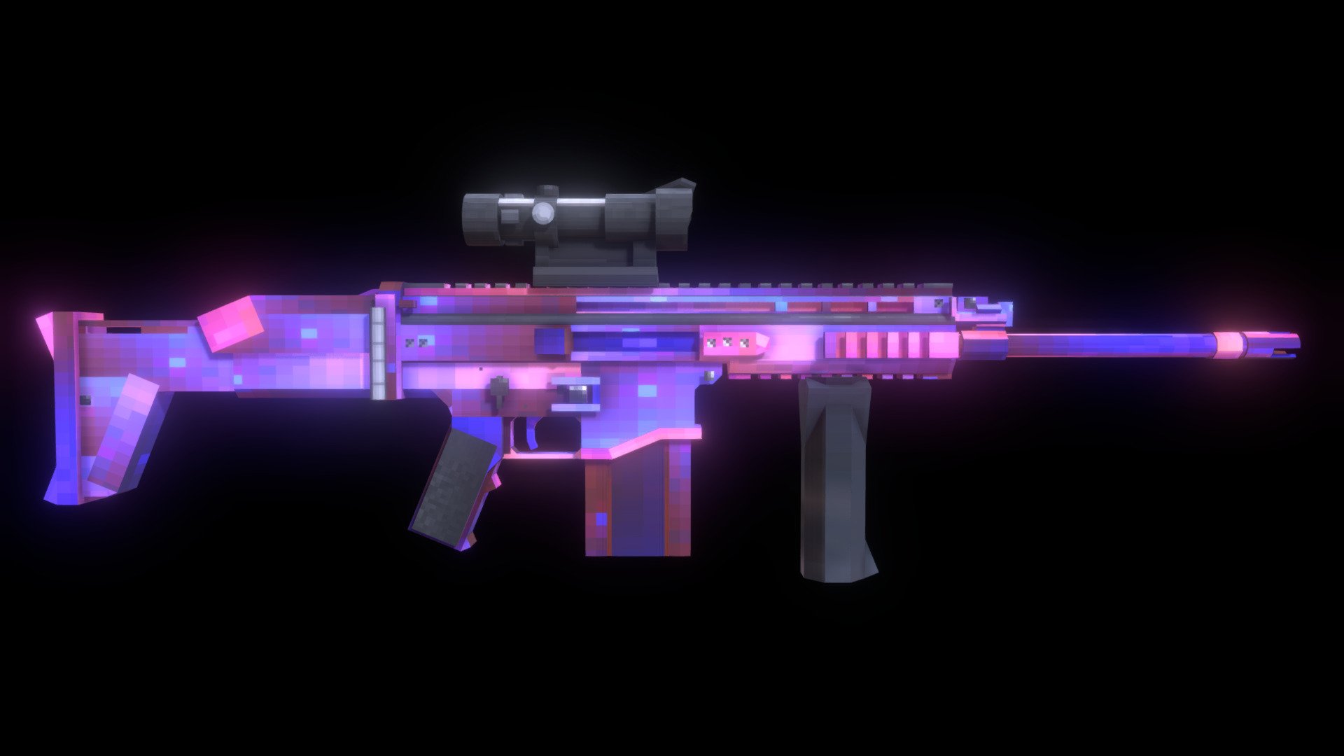 SCAR with custom mods - 3D model by Vol Corporation (@volina) [9116837 ...