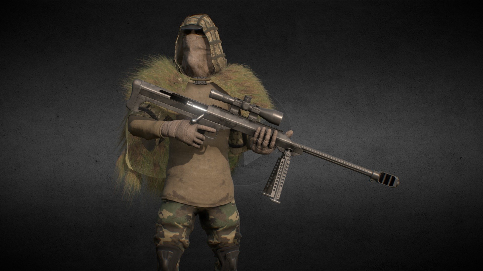 Sniper - Download Free 3D model by tnnv [911961c] - Sketchfab