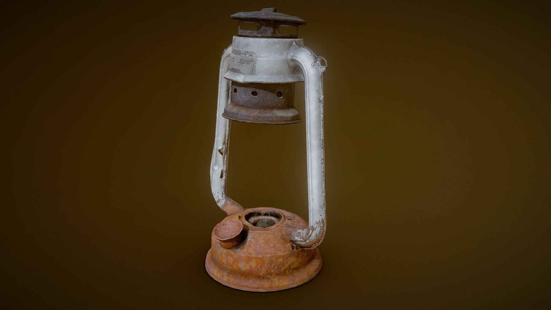 Old Rusty Oil Lamp - 3D model by Alexander Komendant (SashaRX ...