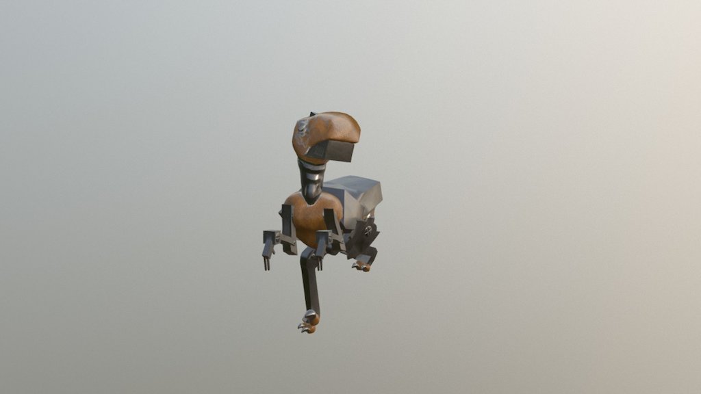 Robo Raptor Walk - 3D model by mckenzie.burch [911afbf] - Sketchfab