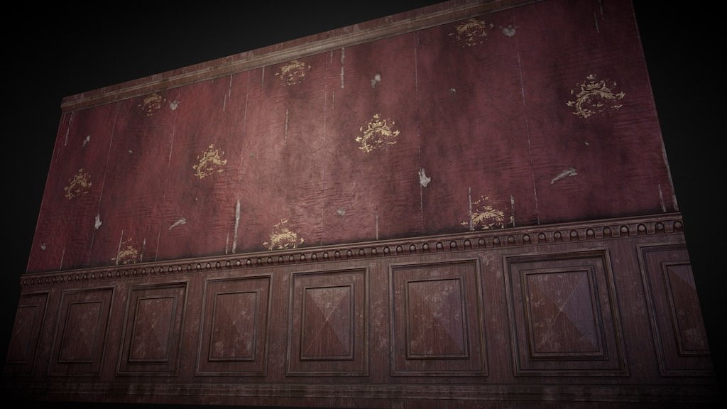 Old classic wall - 3D model by angareciv [911be9d] - Sketchfab