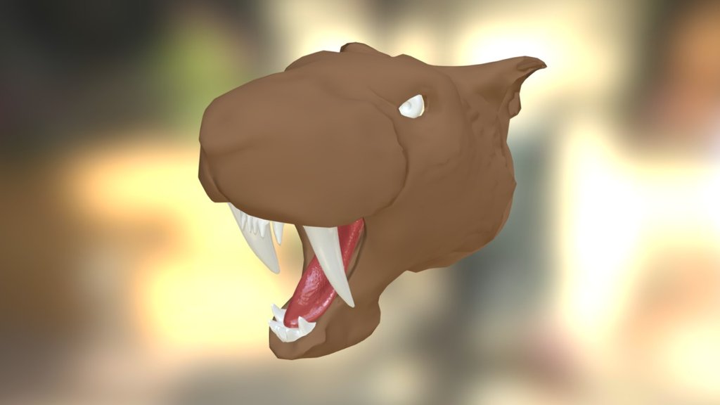 Barbourofelis Head - 3D model by Charl Laycock (@charllaycock) [911e13b ...