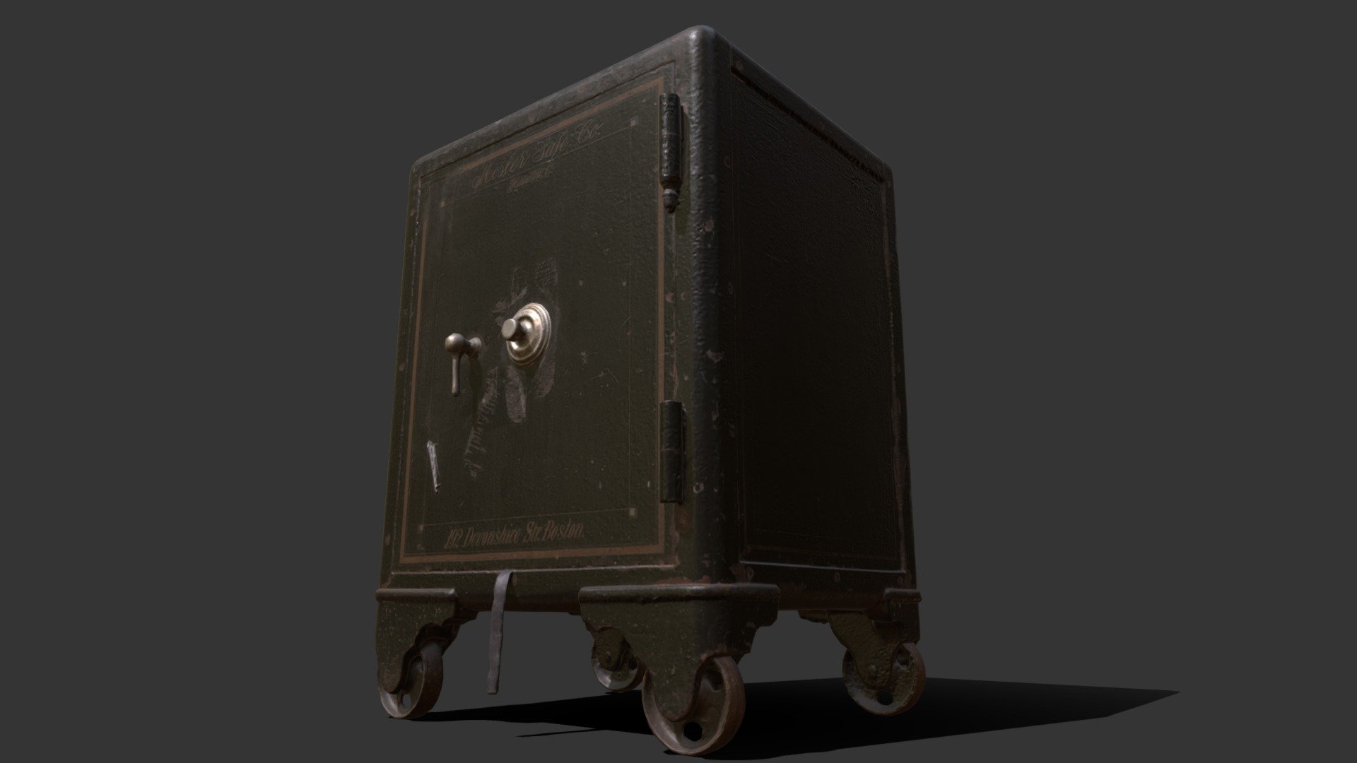 Antique Safe - 3D model by Clara Hickman (@chickman) [911e233] - Sketchfab