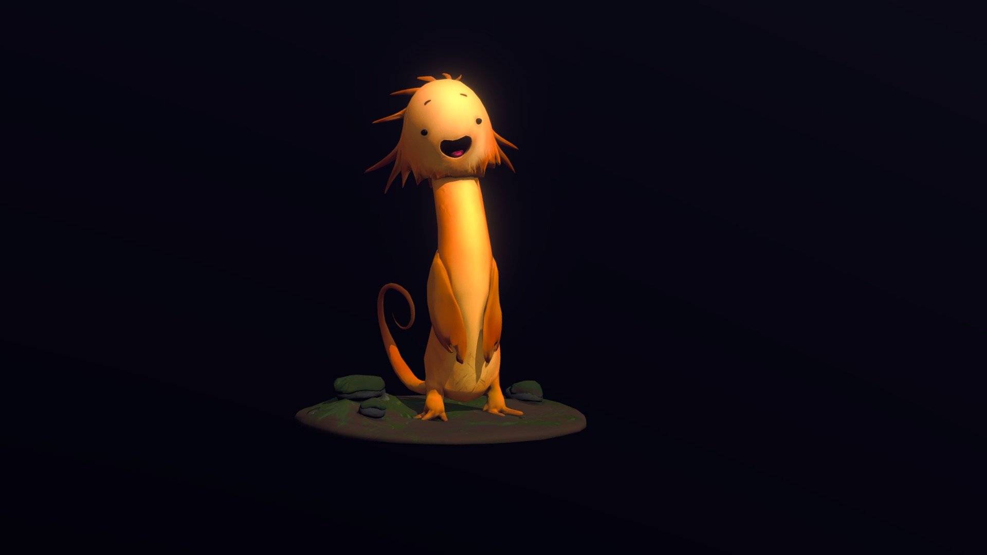 Cute creature - Download Free 3D model by Lowe (@lowelinde) [911e472 ...