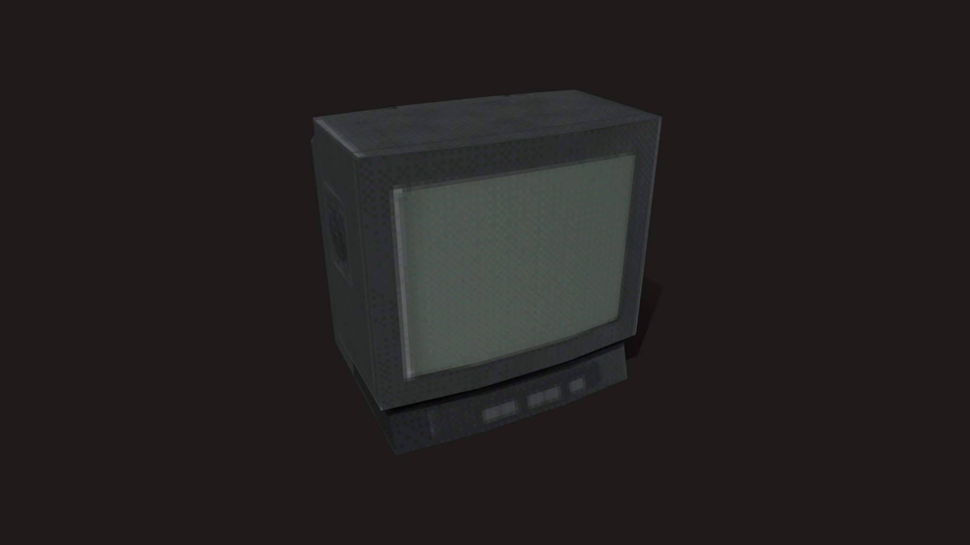 Retro Lowpoly CRT TV - Download Free 3D model by lonesomeducky [911eec7 ...